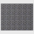 elegant Gray Mosaic flower of life Tile pattern Wrapping Paper | Zazzle
