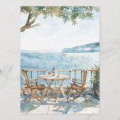 Elegant Greek Themed | Illustrated Mediterranean Menu | Zazzle