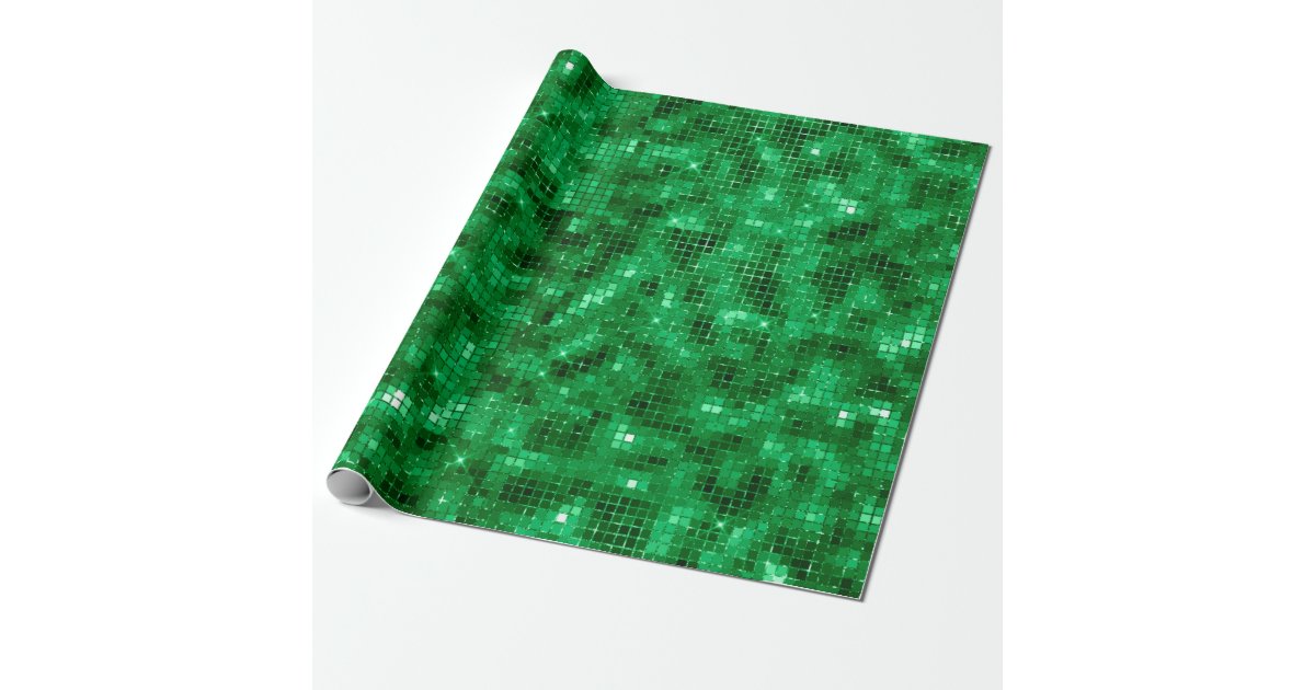 Elegant Green Foil Wrapping Paper | Zazzle