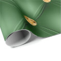Elegant Green Jewels Bling Sparkle Chic Wrapping Paper | Zazzle