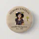 Elegant Greenery Orthodox Christian Funeral Button | Zazzle