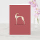 Elegant greyhound gift card | Zazzle