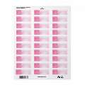 Elegant Handwritten Script Modern Pink Rose Label | Zazzle
