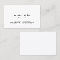 Elegant Handwritten Script Professional Template Business Card | Zazzle