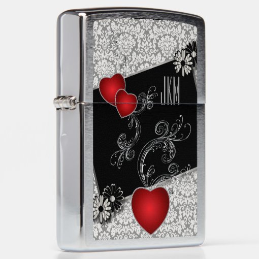 Elegant Heart Design Zippo Lighter | Zazzle