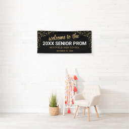 Elegant High School Prom Banner | Zazzle