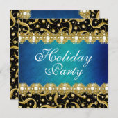 Elegant holiday party "year end" function invitation | Zazzle