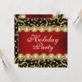 Elegant holiday party "year end" function invitation | Zazzle