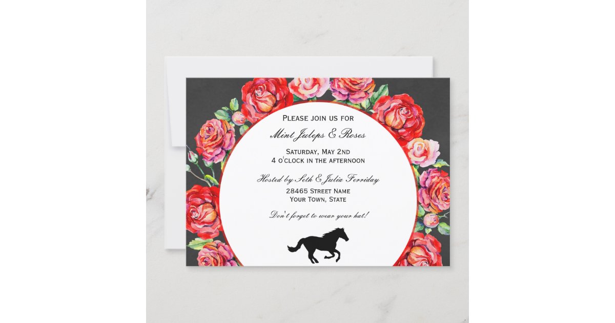 Elegant Horse Invitation | Zazzle