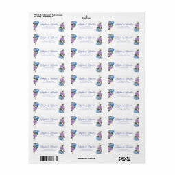 Elegant Hydrangea Address Labels | Zazzle