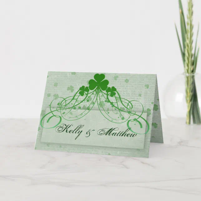 Elegant Irish Note Card | Zazzle
