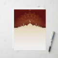 Elegant Islamic template Letterhead | Zazzle