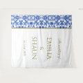Elegant Italian Blue Wedding Backdrop | Zazzle