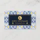 Elegant Italian Mediterranean Pattern Business Card | Zazzle