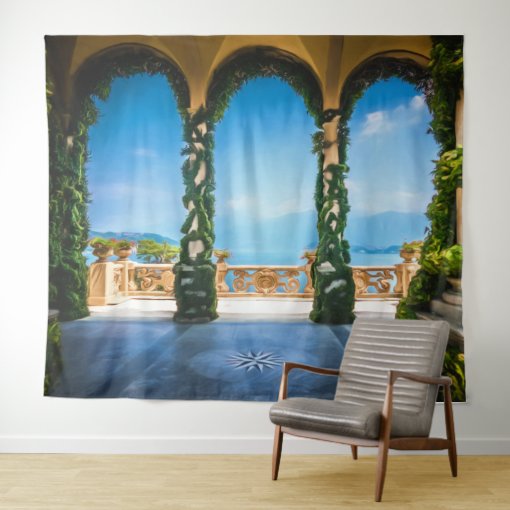 Elegant Italy Arches Wedding Photo Booth Backdrop | Zazzle