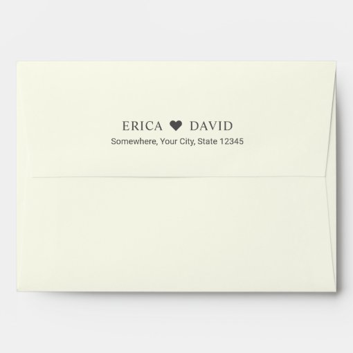Elegant Ivory Glitter Wedding Envelope | Zazzle