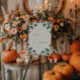 Elegant Ivory & Sage Fall Botanical Wedding Sign | Zazzle