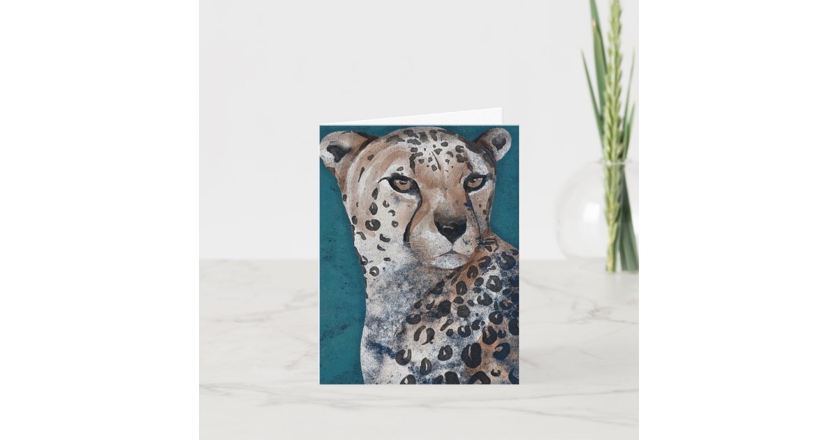 Elegant Jaguar Card | Zazzle