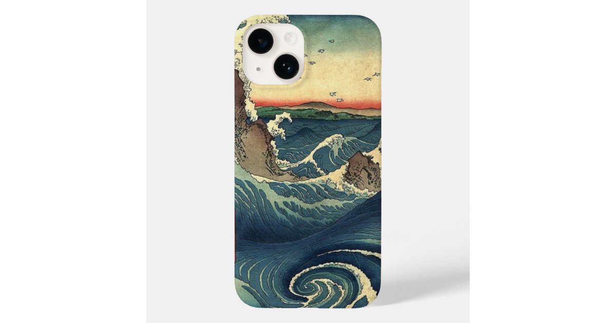 ELegant Japanese Ocean Tide Great Waves Case-Mate iPhone Case | Zazzle