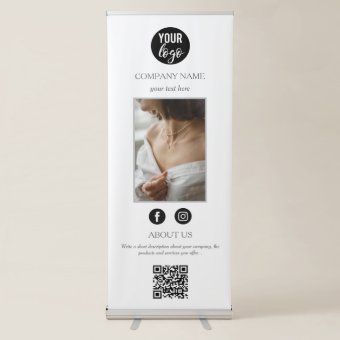 Elegant Jewelry Business Promotional Advertising Retractable Banner ...