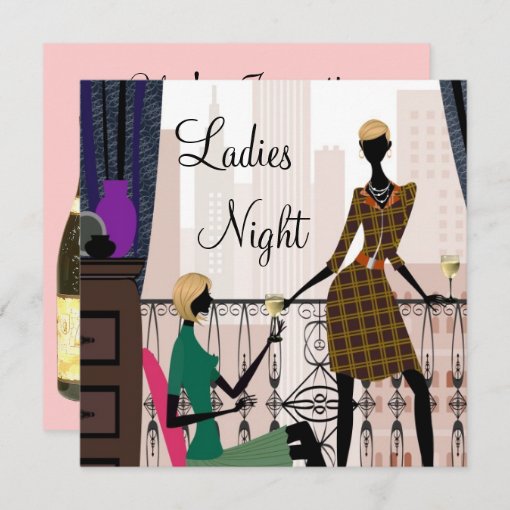 Elegant Ladies Night Out Invitation | Zazzle