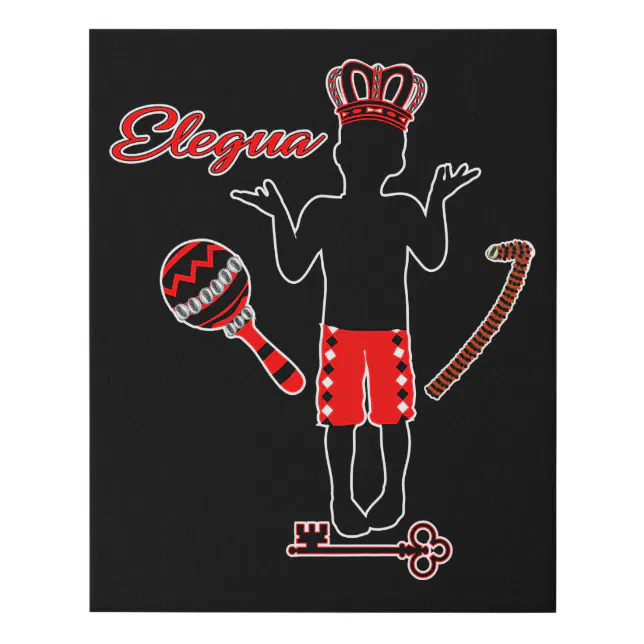 Elegant Laroye Faux Canvas Print | Zazzle