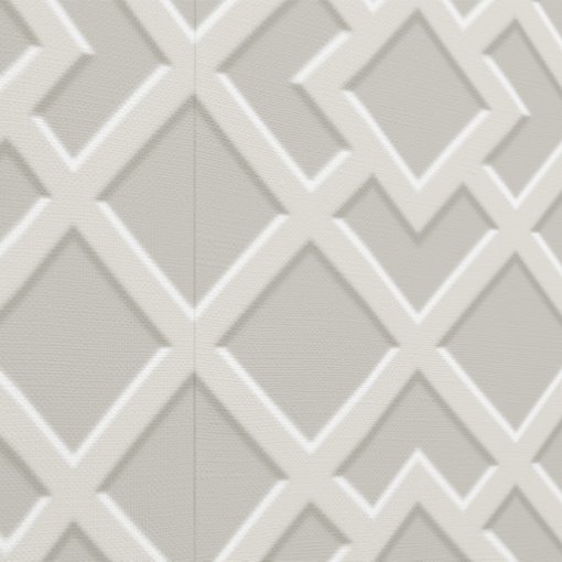 Elegant Lattice Geometric Pattern Gray Off-white Wallpaper | Zazzle