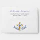 Elegant Lavender Floral Gold Cross Baby Baptism Envelope | Zazzle