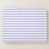 Elegant Lavender Striped File Folder | Zazzle