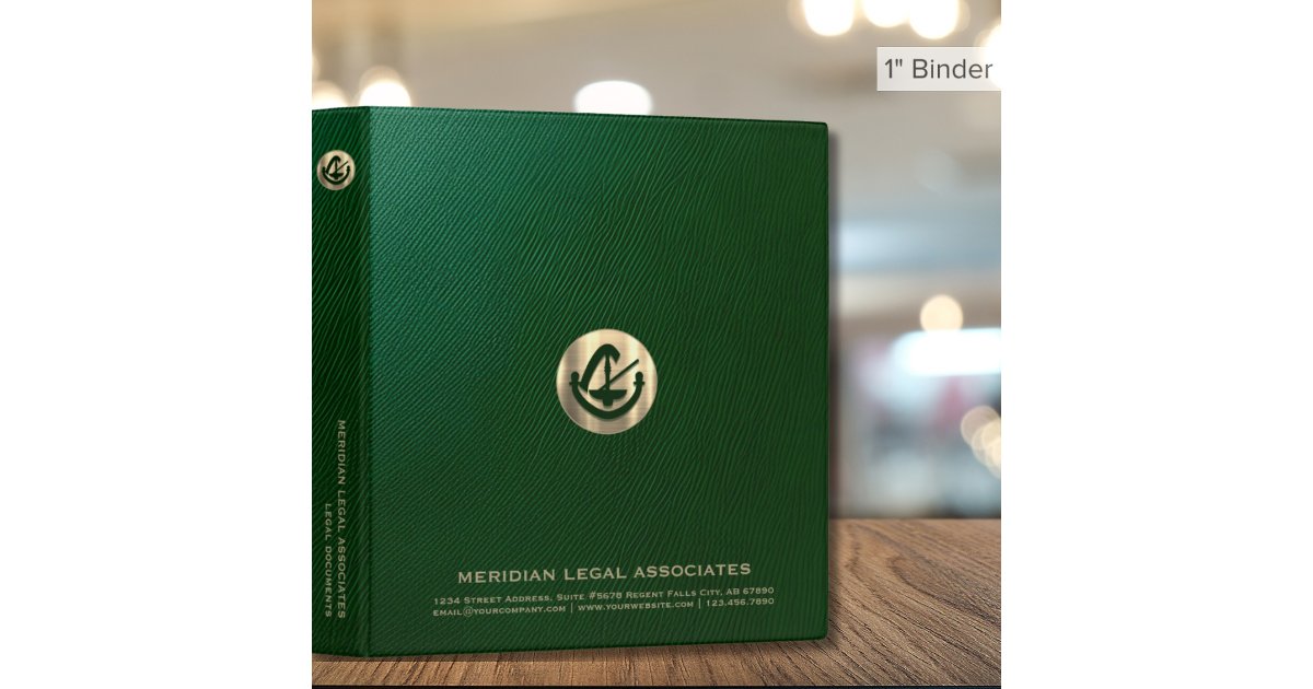 Elegant Legal Documents Binder | Zazzle