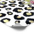 Elegant Leopard Print and Floral Design | Zazzle