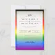 Elegant LGBTQ+ BIPOC Pride Wedding Invitation | Zazzle