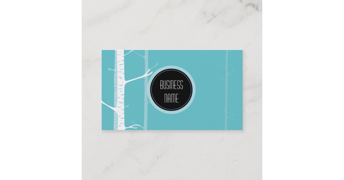 Elegant Light Forest Green Business Card | Zazzle