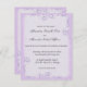Elegant Lilac Scrollwork Formal Wedding Invite | Zazzle