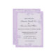 Elegant Lilac Scrollwork Formal Wedding Invite | Zazzle