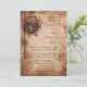 Elegant Lock and Key Wedding Invitation | Zazzle