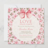 Elegant Love Shack Fiance Party Bridal Shower Invitation | Zazzle