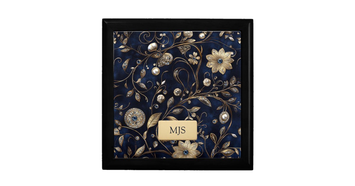 Elegant Luxury Floral Gift Box | Zazzle