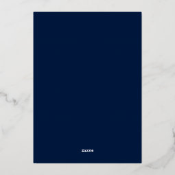 Elegant Luxury Gold Monogram Navy Blue Wedding Foil Invitation | Zazzle
