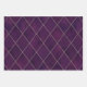 Elegant Luxury Vintage Jewel Tones Argyle Pattern Wrapping Paper Sheets ...