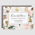 Elegant Magnolia Flower Business Car Magnet | Zazzle