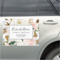 Elegant Magnolia Flower Business Car Magnet | Zazzle
