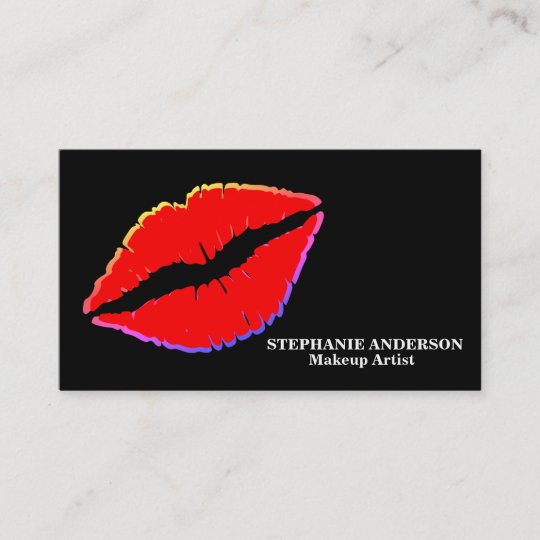 Elegant Makeup Artist Cosmetologist Cosmetology Business Card | Zazzle.com