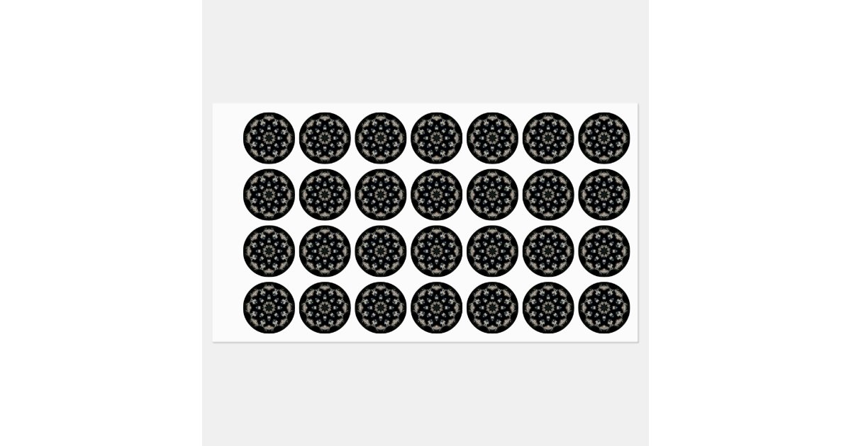 Elegant Mandala Labels | Zazzle