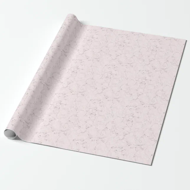 Elegant Marble Pattern Abstract Light Pink Wrapping Paper | Zazzle