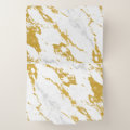 Elegant Marble style6 - Gold and White File Folder | Zazzle