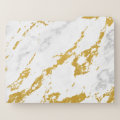 Elegant Marble style6 - Gold and White File Folder | Zazzle