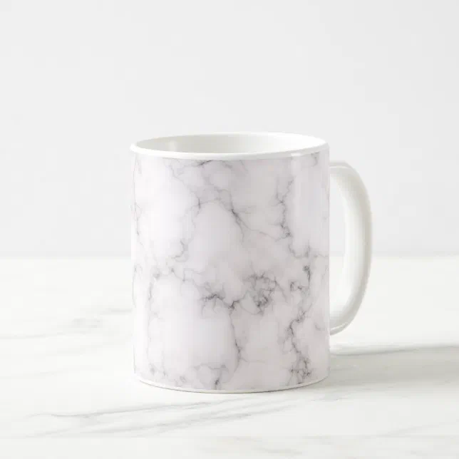 Elegant Marble style Coffee Mug | Zazzle