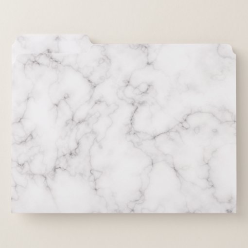 Elegant Marble style File Folder | Zazzle