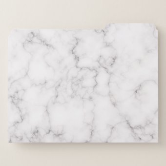 Elegant Marble style File Folder | Zazzle